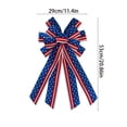 dajkiuy Patriotic Bows for Wreaths Decorations, Red White Blue Tree ...