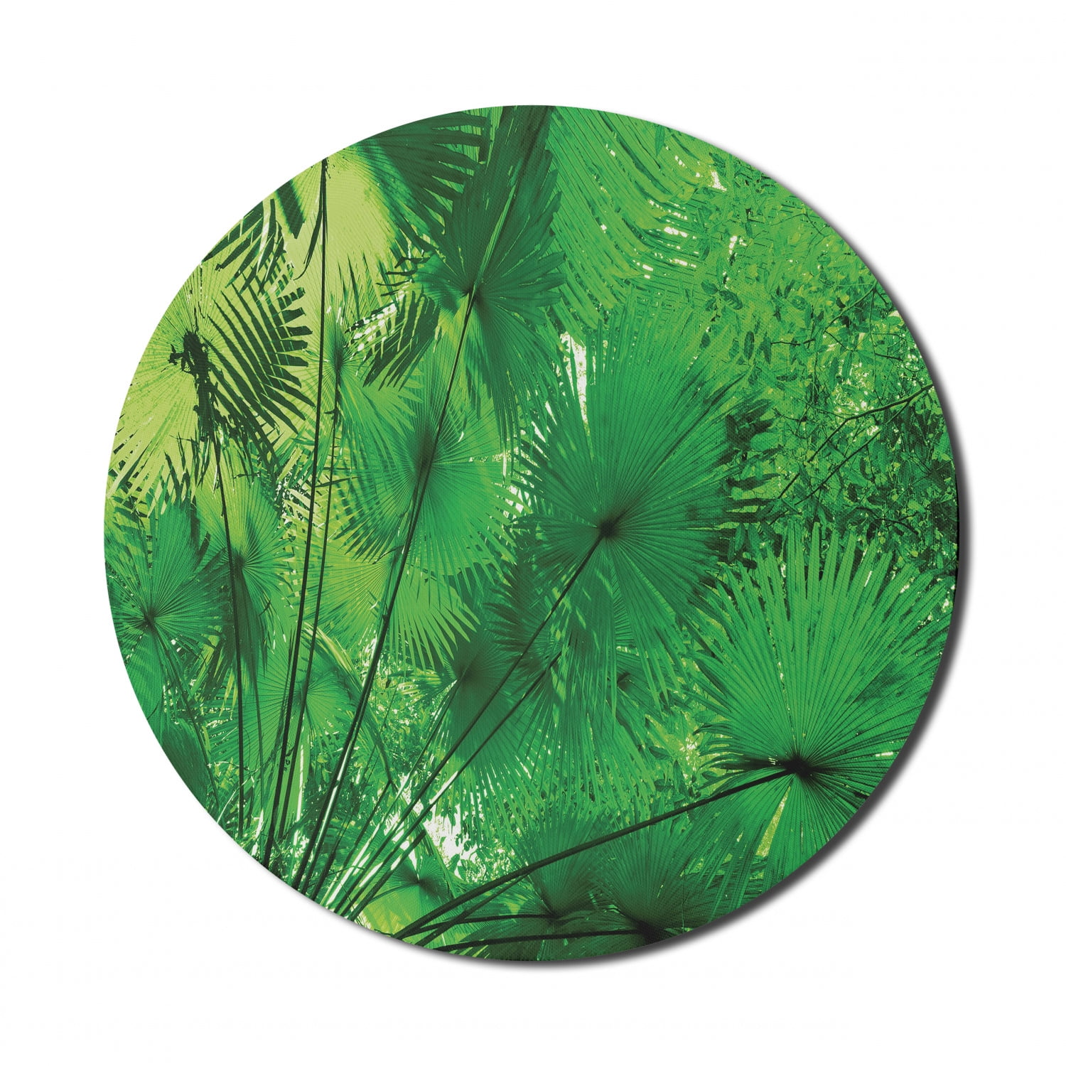 Rainforest Mouse Pad for Computers, Plants in Tropical Environment ...
