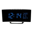 Border Curved Screen LED Electronic Digital Clock Student Bedroom ...