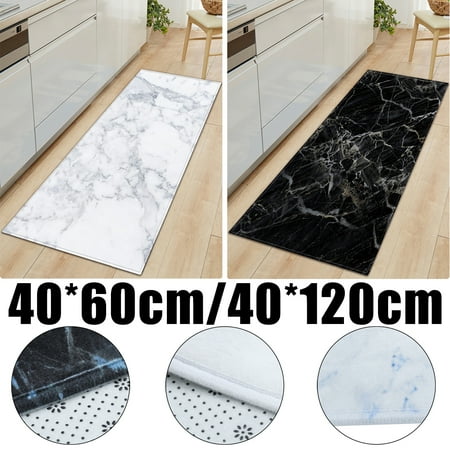 16x24 inch/16x47 inch Europe and America Marble Style Kitchen Washable ...