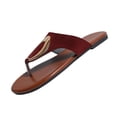BADHUB Flip Flop Sandals for Women Comfortable Summer Beach Sandals ...