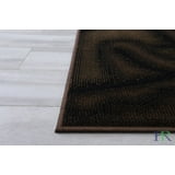 Handcraft Rugs - Chocolate Brown/Beige/Mocha/Black/Abstract Area Rug ...