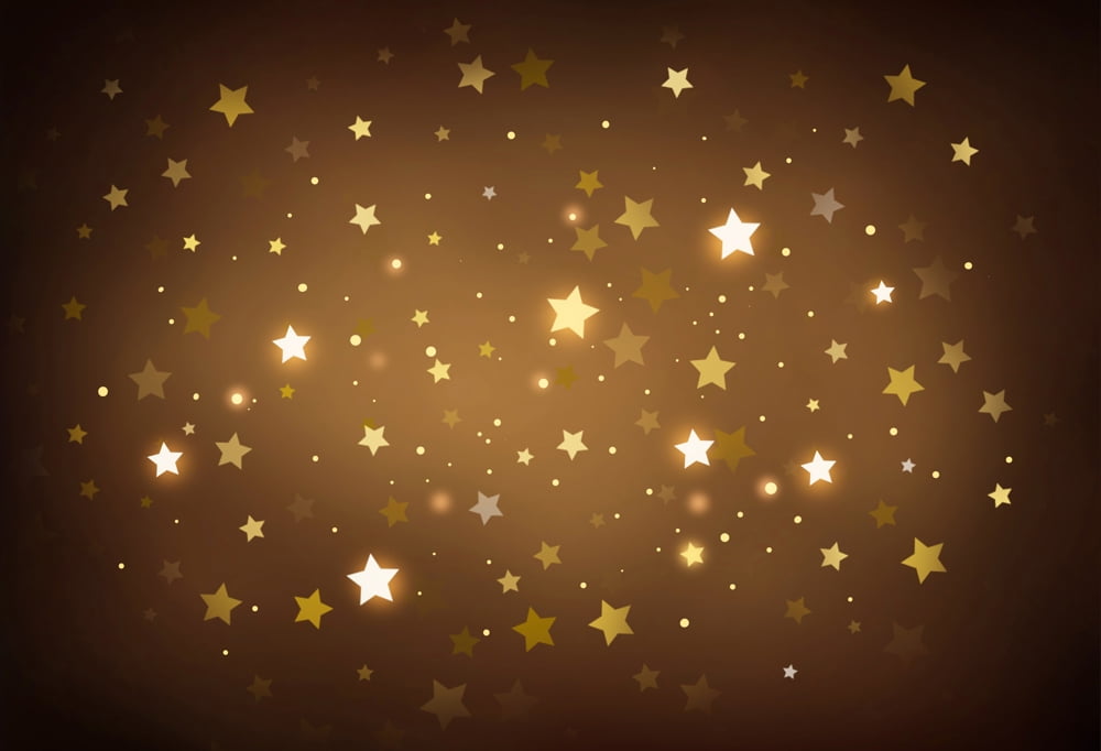 Kate 10x6.5ft Gold Stars Backdrops for Photography Newborn Birthday ...