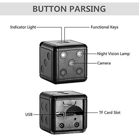 Mini Spy Camera, Full HD 1080P Mini Car DV DVR Camera Spy Dash Cam IR ...