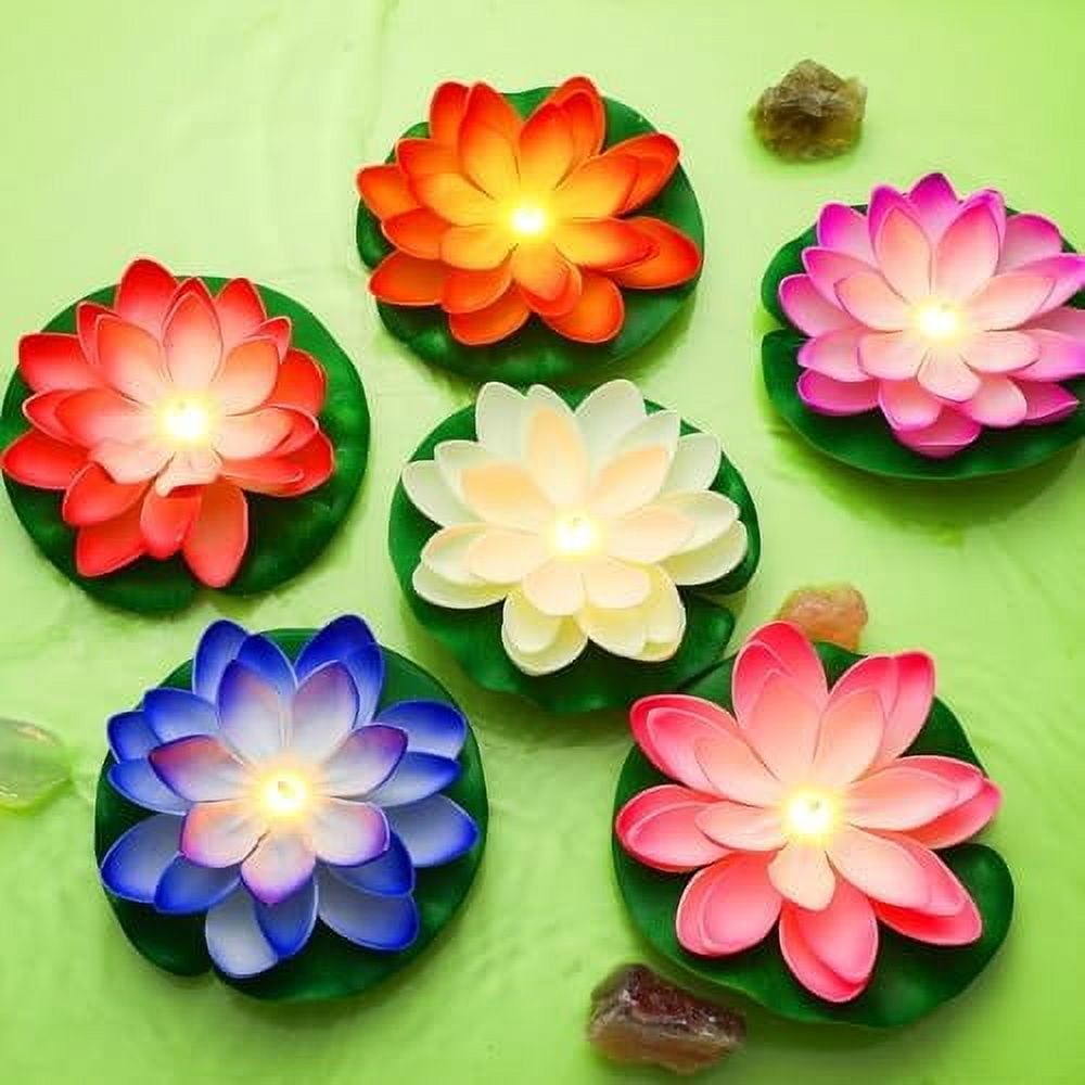 Click here for Chenxiayu 6 Pcs Diwali Lotus Decoration Floating L... prices