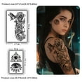 Yazhiji 36 Sheets Temporary Tattoo Stickers, Waterproof & Skin-Safe ...