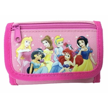 Disney Mickey Mouse & Minnie Kids Tri-Fold Wallet Coin Purse - Walmart.com
