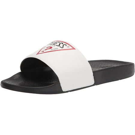 Guess Mens Enelo Slide Sandal, White, 13 | Walmart Canada
