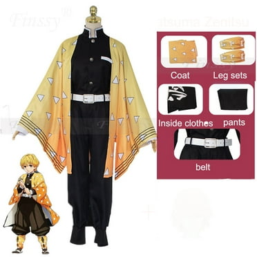 Cosplay Life Demon Slayer Zenitsu Agatsuma Kimono Cosplay Costume ...