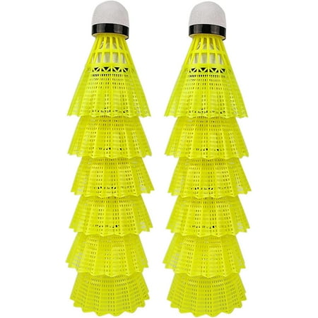 Shuttlecocks Birdies 12 Pack Nylon Badminton Shuttlecocks,training High ...