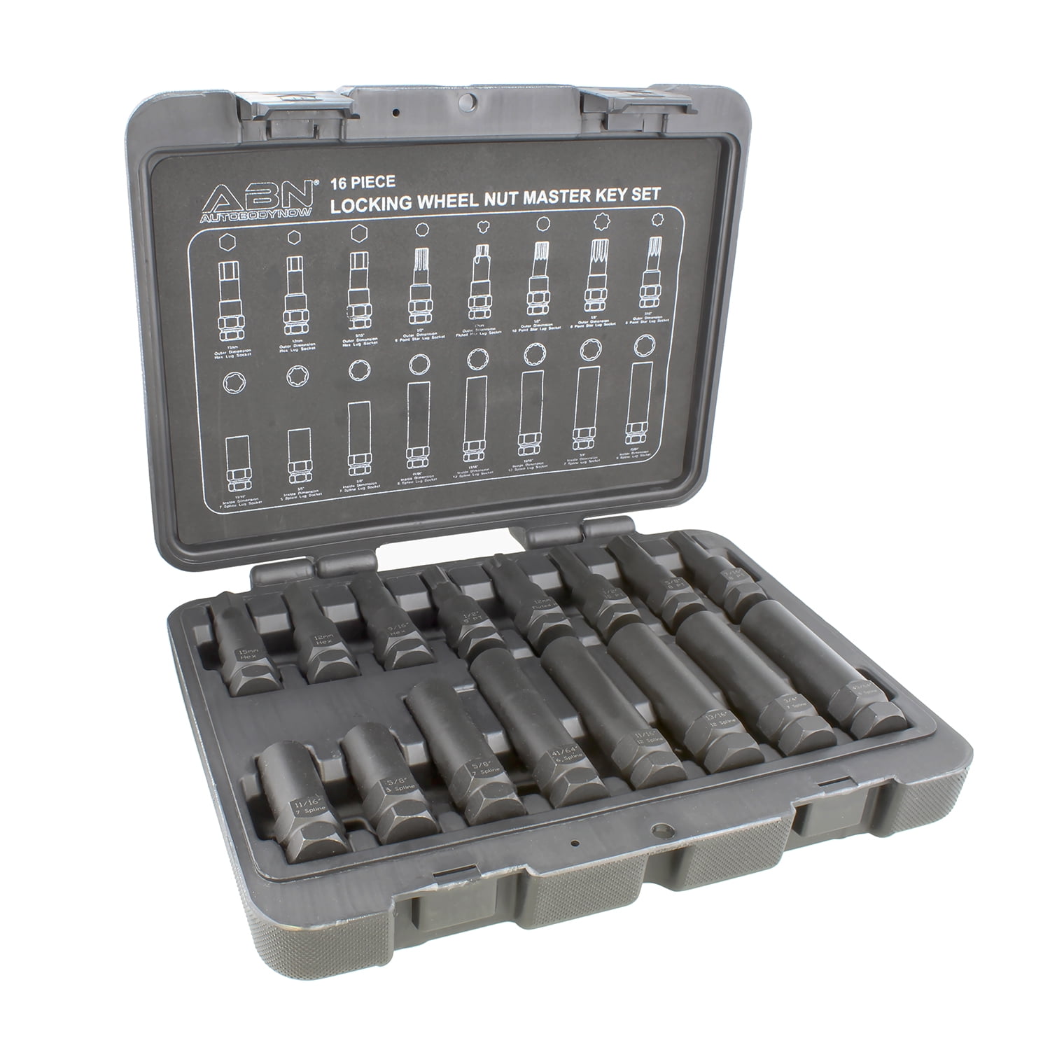 Wheel Lock Removal Tool Kit Lug Nut Key Set Ã Â¢Ã Â Ã Â Lug Key Master ...