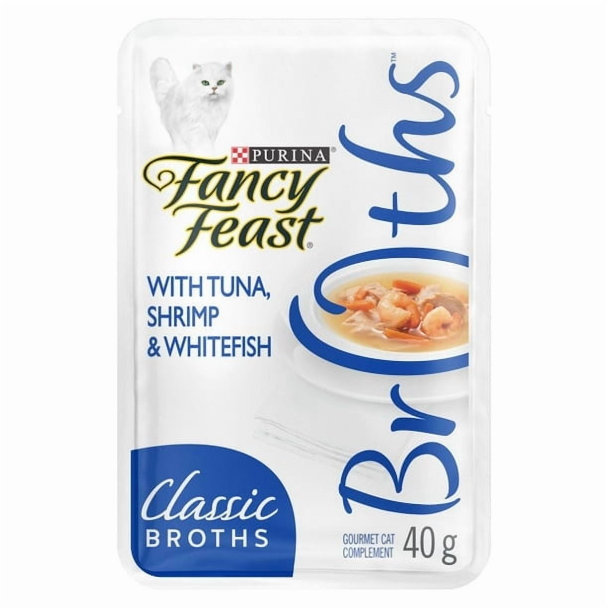 Click here for Fancy Feast Classic Broths With Tuna  Shrimp & Whi... prices
