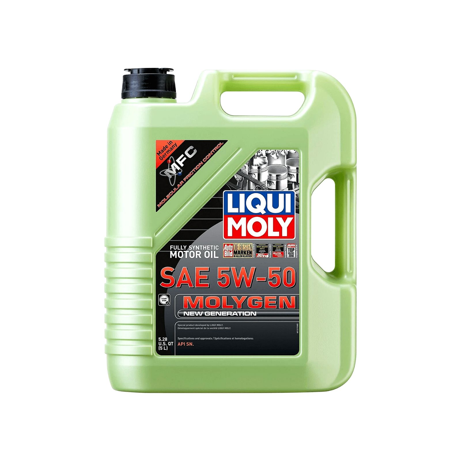 Liqui Moly 20310 Molygen New Generation SAE 5W-50 Fully Synthetic Motor ...