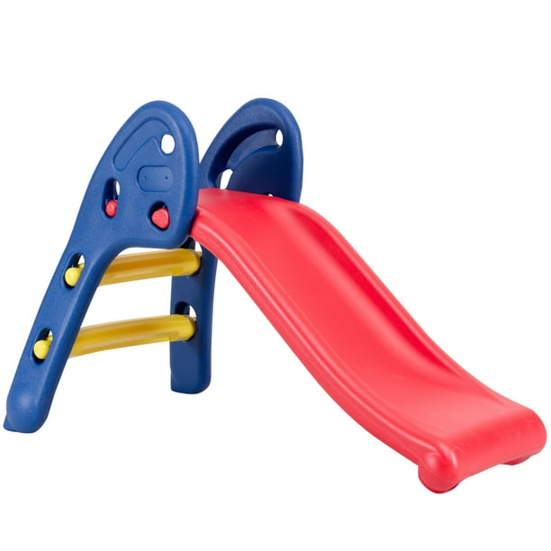 Topbuy Children's Folding Up-down Slide Plastic Fun Toy for Kids ...