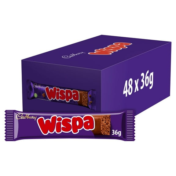 Cadbury Wispa Chocolate Bar 36g (pack of 48) - Walmart.com