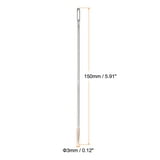 Uxcell 6 Inch Upholstery Needles Stainless Steel Large Eye Stitching ...