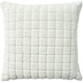 Waverly Indoor Plw Faux Rabbit Square White 18" x 18" Throw Pillow ...