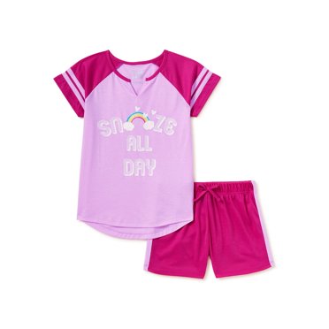L.O.L. Surprise! Girls Sleep Shirts, Shorts and Pants, 4-Piece Pajama ...