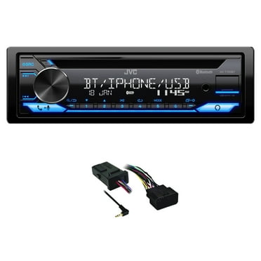 JVC In-Dash Double DIN USB/AUX Bluetooth AM/FM Stereo Digital Media ...