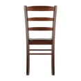Winsome Benjamin Ladder-Back Chairs, 2-PC Set, Walnut Finish - Walmart.com