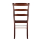Winsome Benjamin Ladder-Back Chairs, 2-PC Set, Walnut Finish - Walmart.com