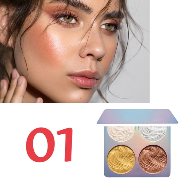 HALJEN Four Color High Gloss Baking Powder Makeup to Enhance Silhouette ...