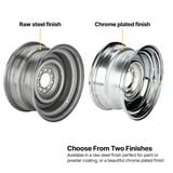 Smoothie 15x8 Plain Steel Wheel, 5 on 4.5/4.75, 4.25 BS - Walmart.com