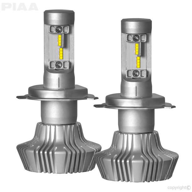 PIAA 26-17304 H4 Platinum LED Replacement Bulb; 25W; 6000K; 4000LM; Twin Pack; - Walmart.com ...
