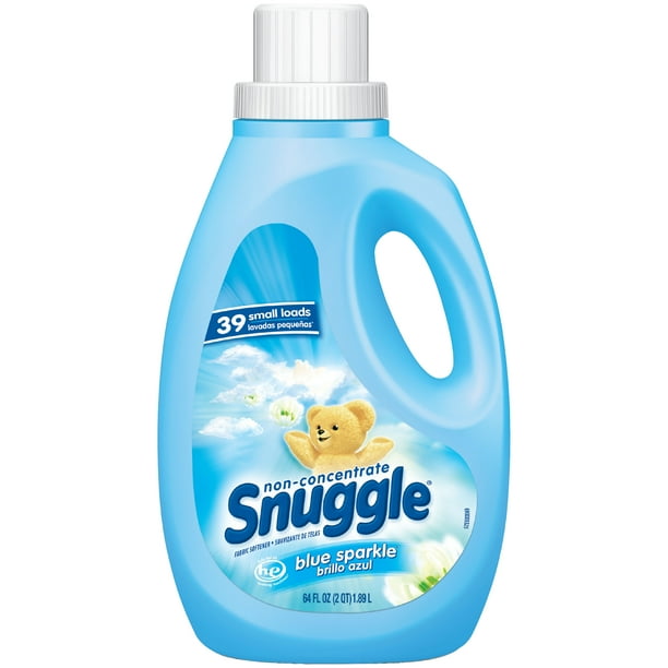 Snuggle Liquid Fabric Softener, Blue Sparkle, 64 Ounce, 39 Loads ...