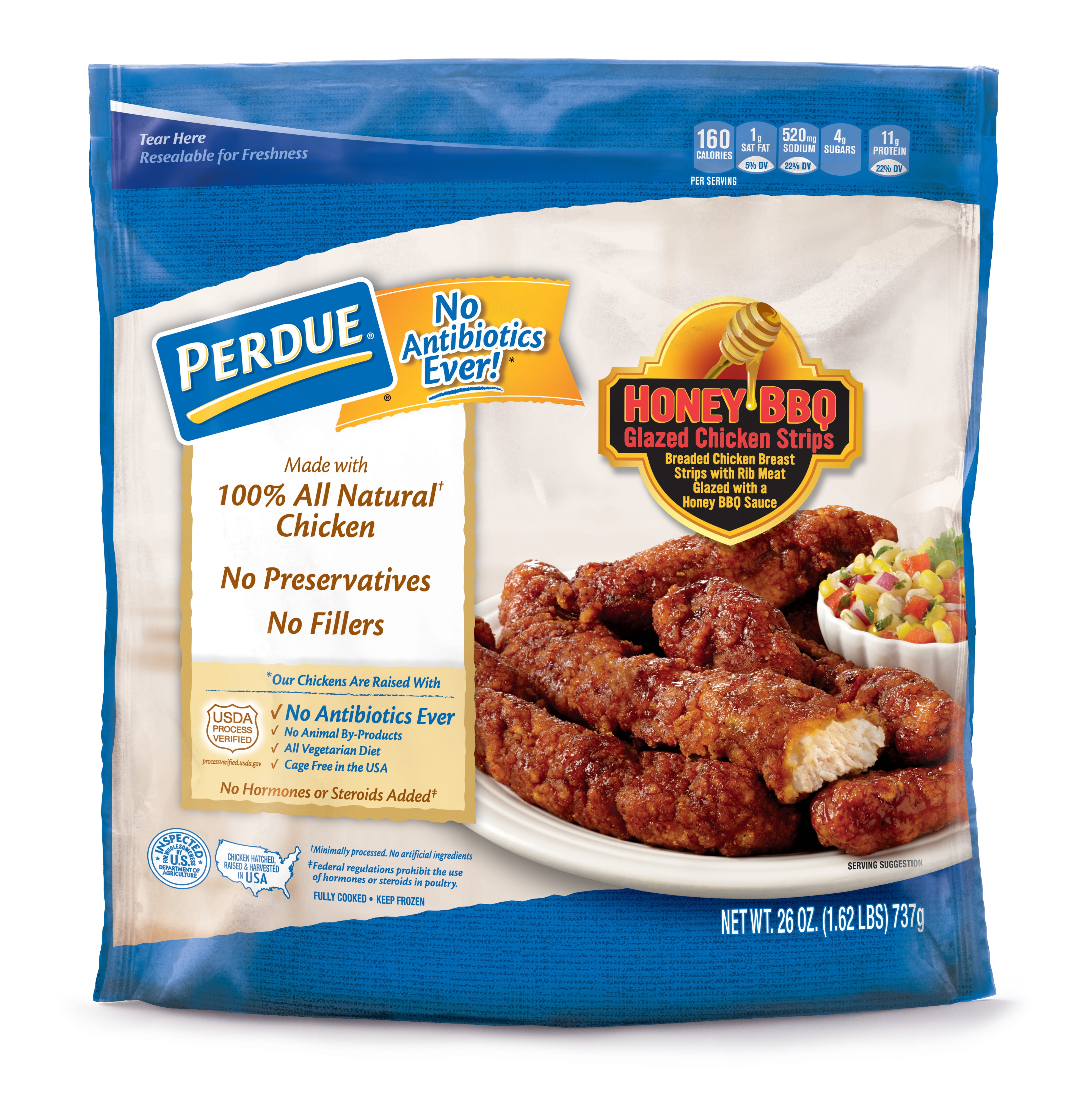 PERDUE Honey BBQ Glazed Chicken Strips, 26 oz – Walmart Inventory ...