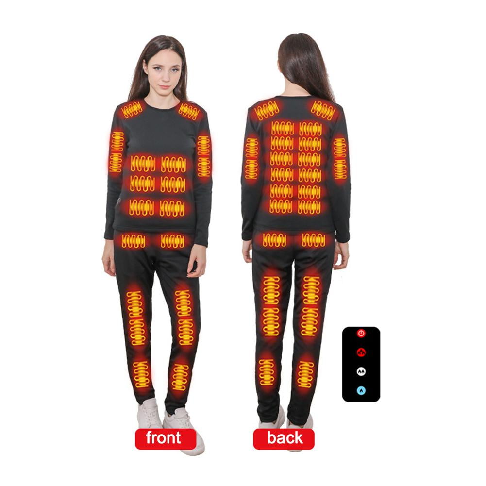 Click here for Wbxfbo Heated Thermal Underwear For Men Women Usb... prices