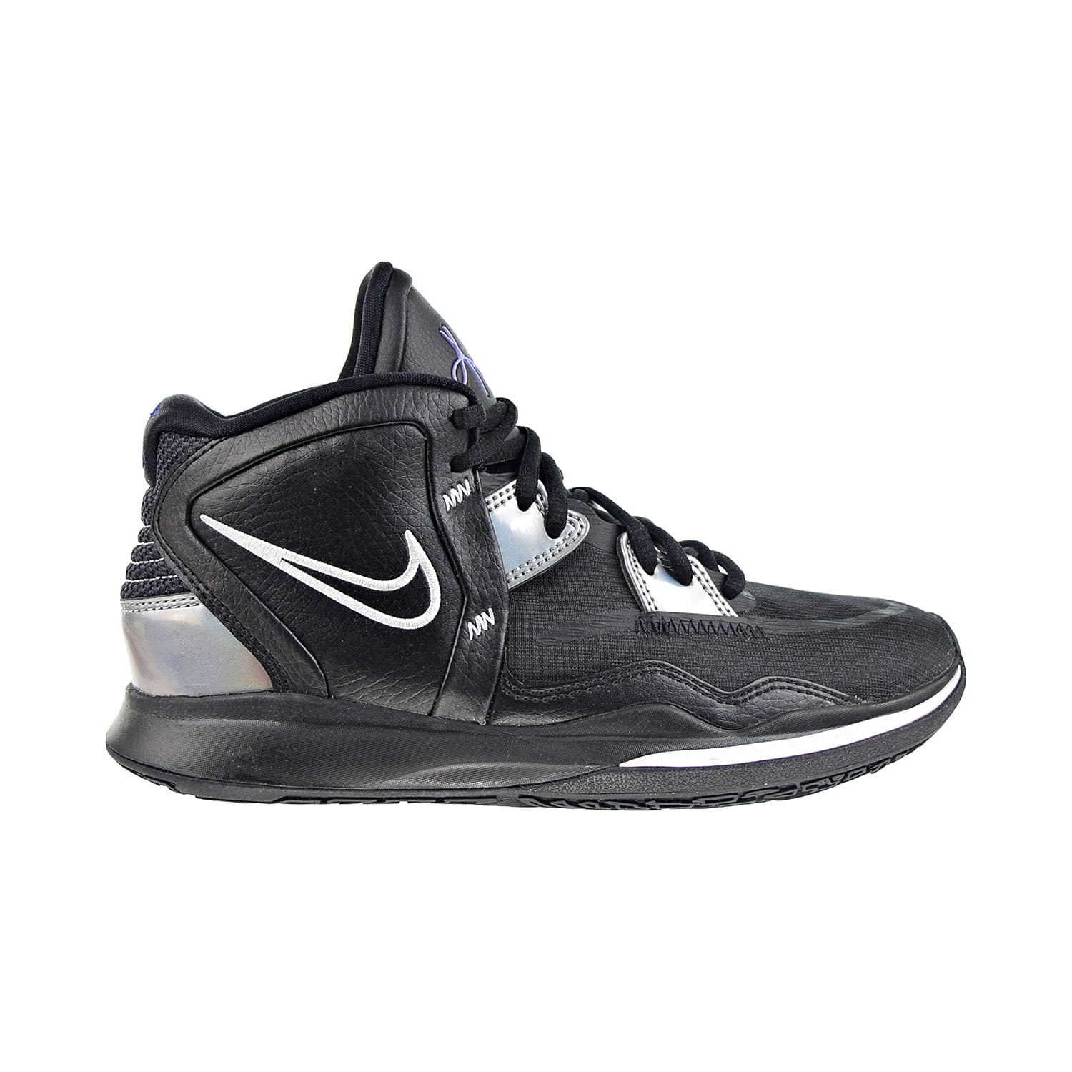 Nike Kyrie Infinity (GS) Big Kids' Shoes Black-Metallic Silver-Concord ...