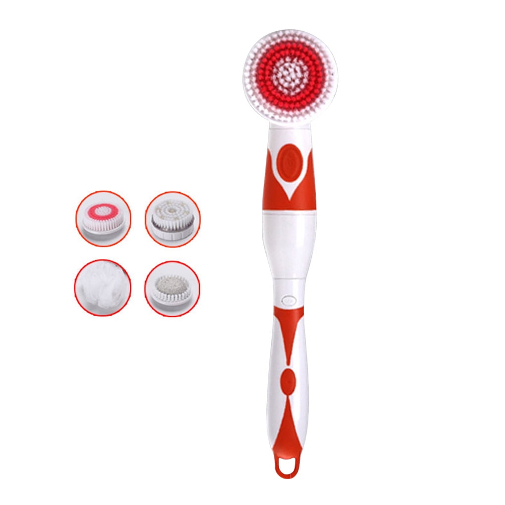 Tssuoun Electric Body Shower Brush Back Cleaning 4 in1 Bath SPA Massage ...
