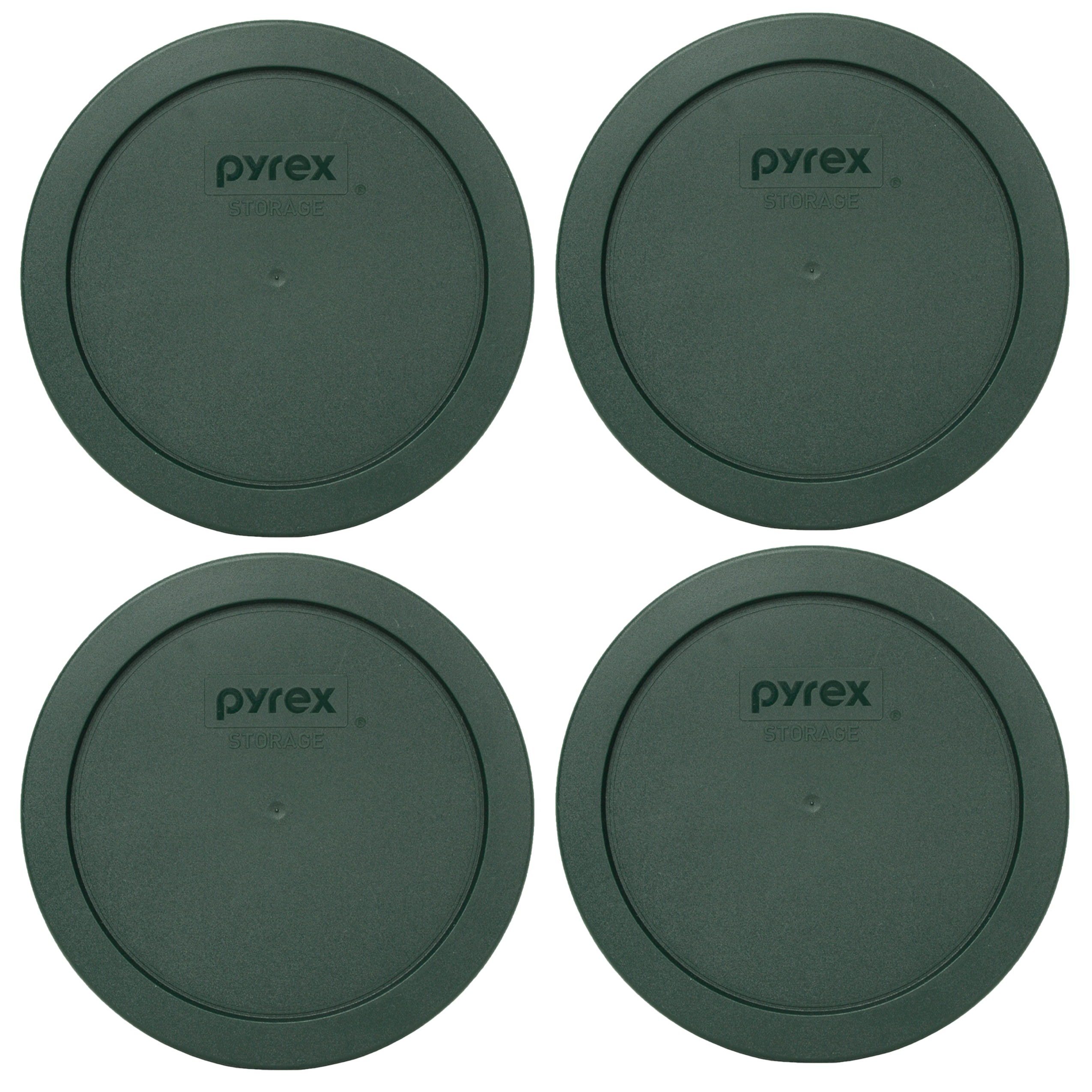 Pyrex 7201-PC Thyme Green Plastic Storage Replacement Lid Cover (4-Pack ...