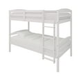 Castle Place Contemporary Twin over Twin Wooden Convertible Bunk Bed ...