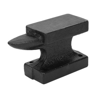 BENTISM 22 lb Blacksmith Anvil, Cast-Iron 10 kg Heat Treated Long Round ...
