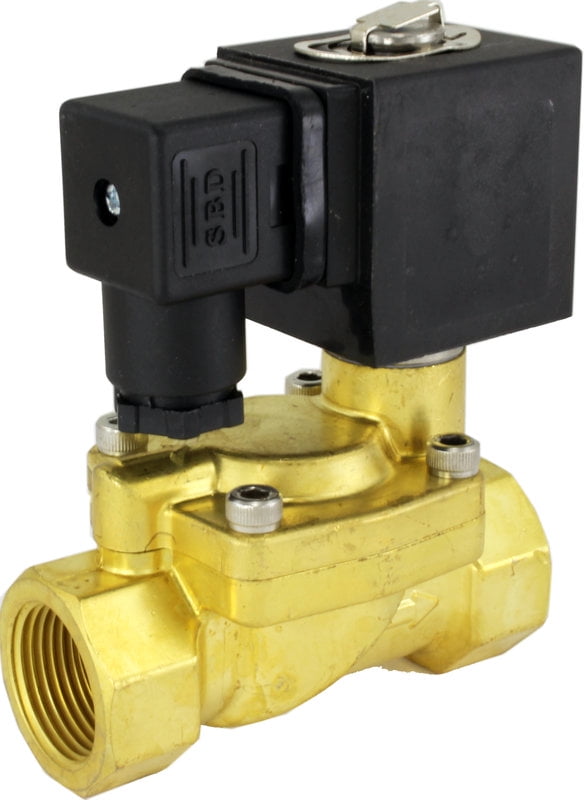 DFD 3/4" NPT Normally Closed Brass 24v DC Solenoid Valve NBR 170 psi ...
