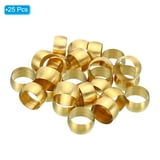 Uxcell 12mm Tube OD Brass Compression Sleeves Ferrules Brass Ferrule ...