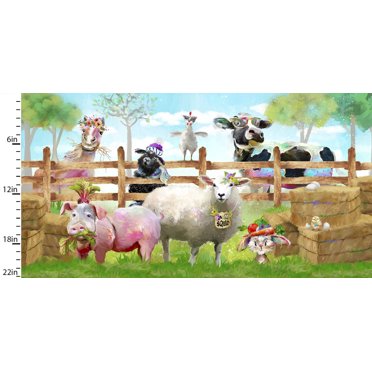 36" X 44" Panel McCormick Farmall Farm Tractor Barn Plaid Pillow Cotton ...