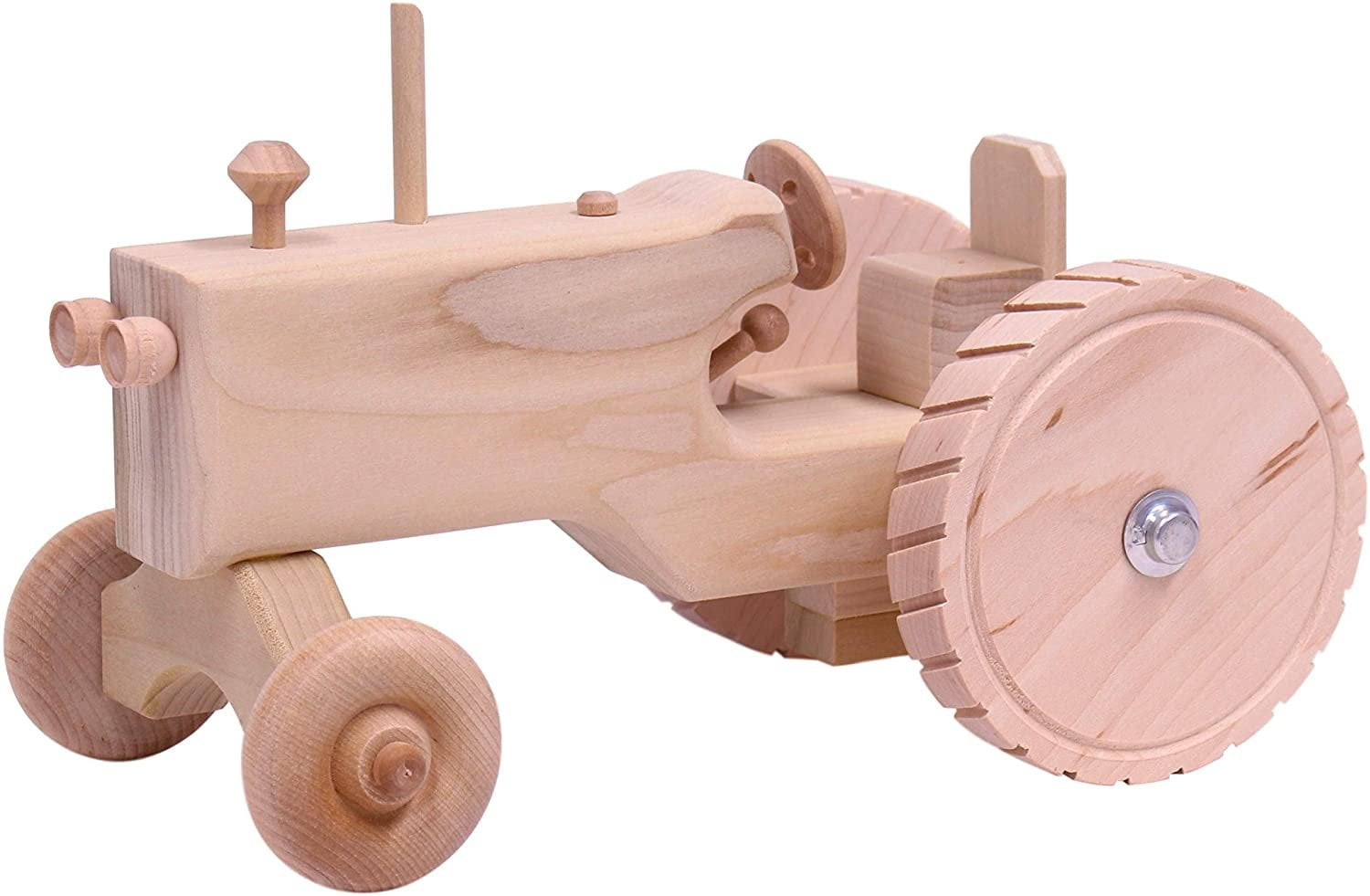 Amish-Made Wooden Toy Tractor - Walmart.com