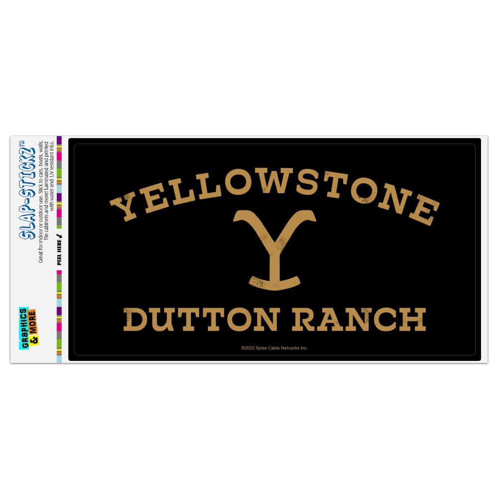 Yellowstone Dutton Ranch Automotive Car Window Locker Bumper Sticker ...