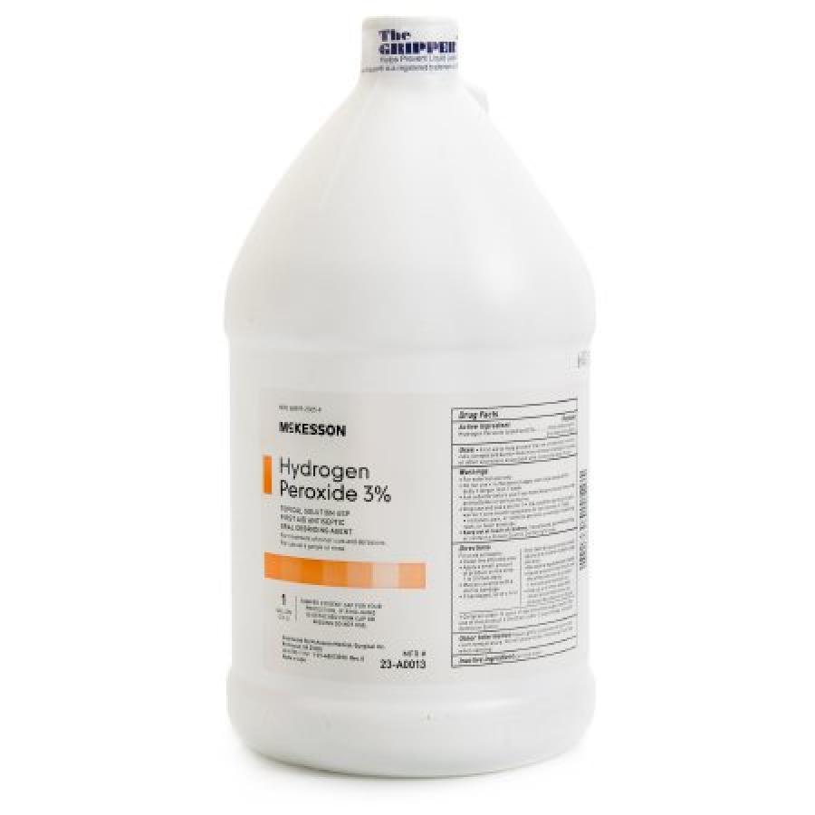McKesson Hydrogen Peroxide, 1 Gallon, 3% Strength, 1 Count - Walmart.com