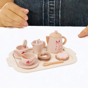 American Plastic Toys Tea Party Play Set with 28 Piece Accessory Play ...