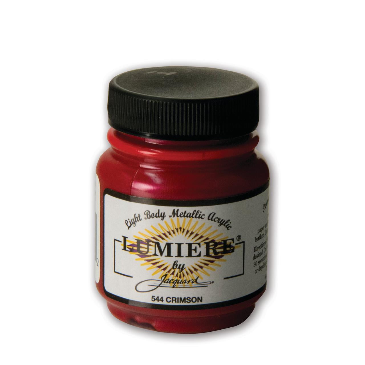 Jacquard Lumiere Acrylic Color, 2.25 oz., Crimson - Walmart.com