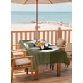 Circle Oil Word Rectangle Outdoor Tablecloth with Umbrella Hole ...