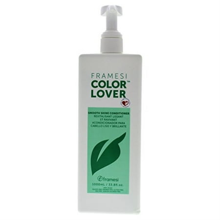 Framesi Color Lover Smooth Shine Conditioner - 33.8 Ounce, Color Safe Conditioner, Smoothing ...