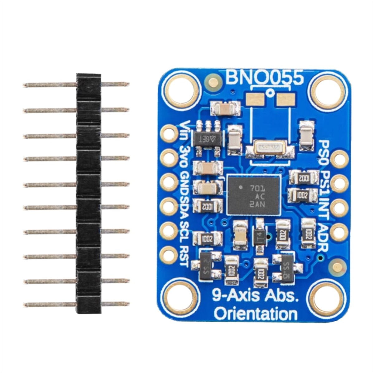 BNO055 9-DOF Breakout Sensor Module SiP Accelerometer Gyroscope ...