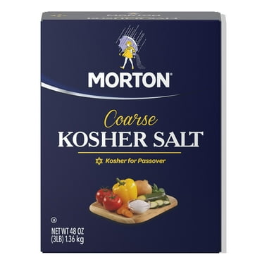 Morton Salt Coarse Kosher Salt – for Cooking, Grilling, Brining, & Salt ...