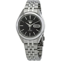 Seiko 5 Automatic Grey Dial Stainless Steel Men's Watch SNKL19 ...