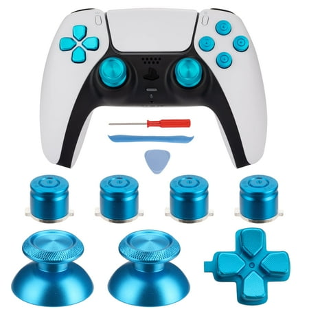Avericht Metal ABXY Buttons Dpad Thumbsticks for PS5 Controller, Metal ...